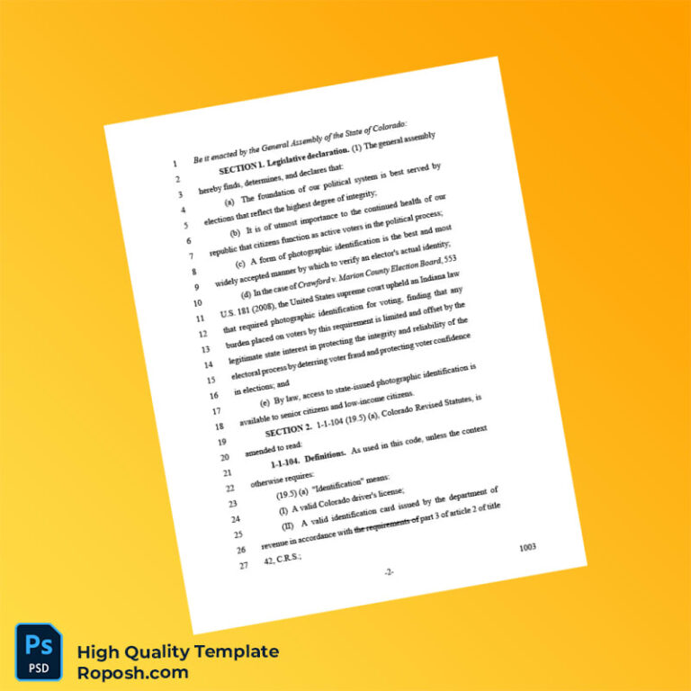 United States Editable Identity Document Template in Word and PDF ...