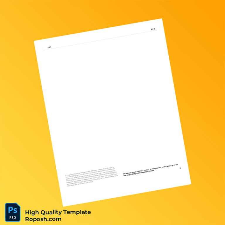 India Amazon Web Services Invoice Template in Word and PDF formats 2 page | roposh