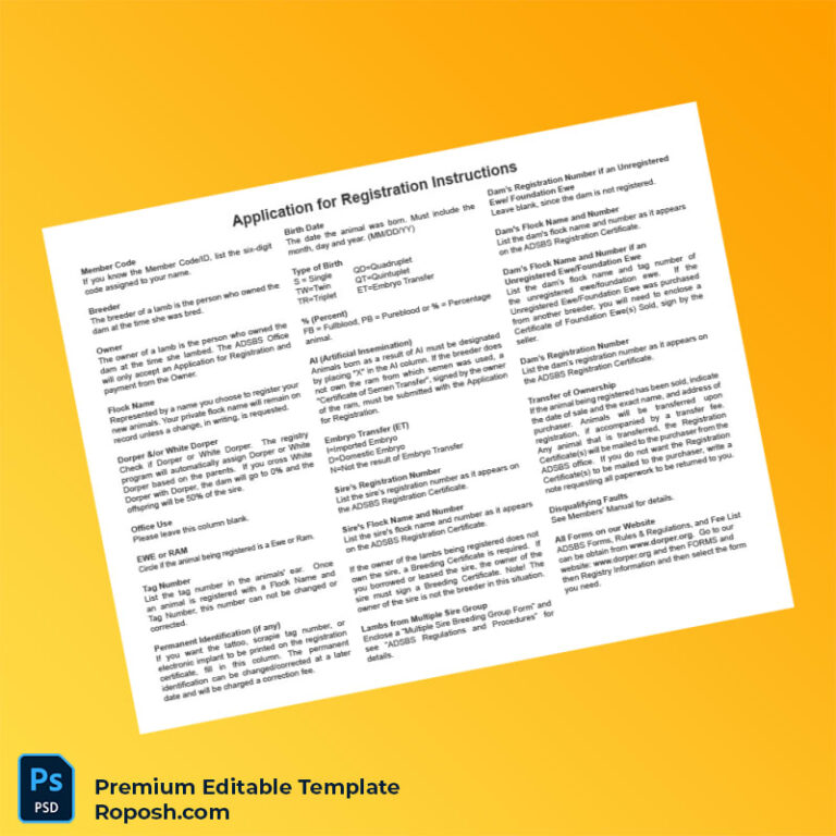 Customizable United States American Dorper Sheep Breeders Society ...