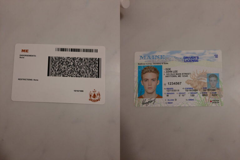 USA Maine Driver License | roposh